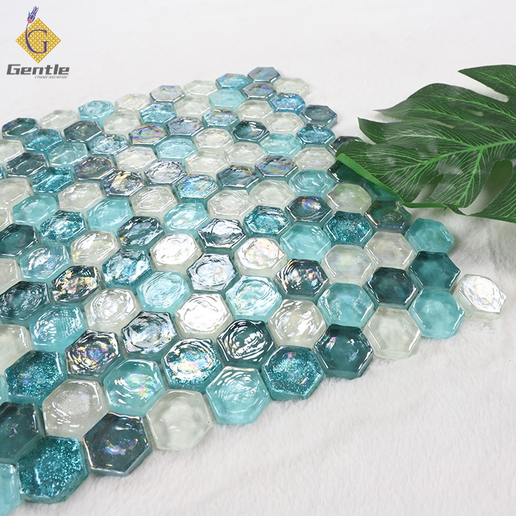 Customized Colorful Crystal Glass Mosaic Sheet