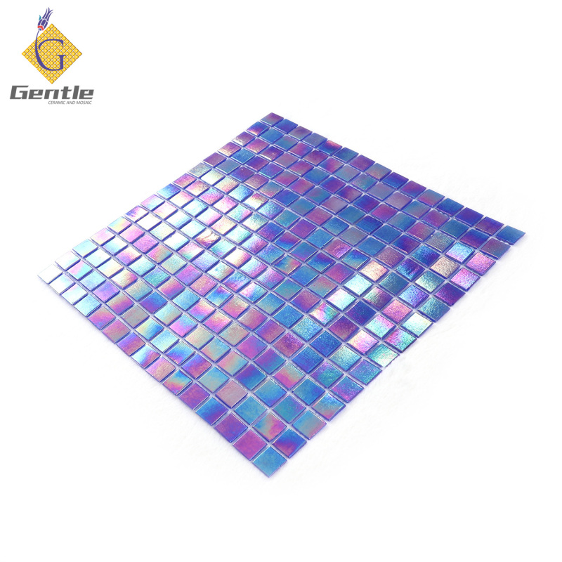 Wholesale Dark Blue Hot Melt Mosaic Tiles