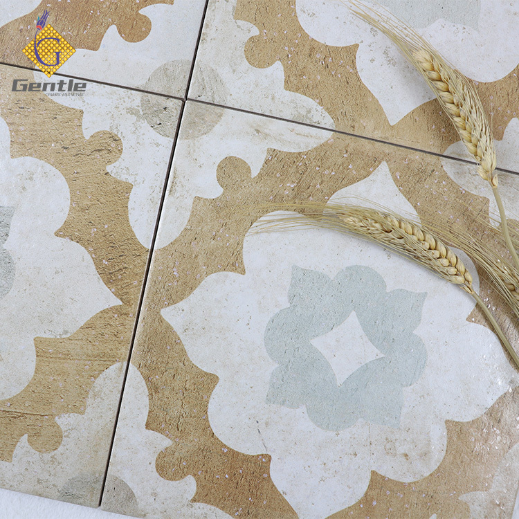 Custom Yellow and White Patten Tiles