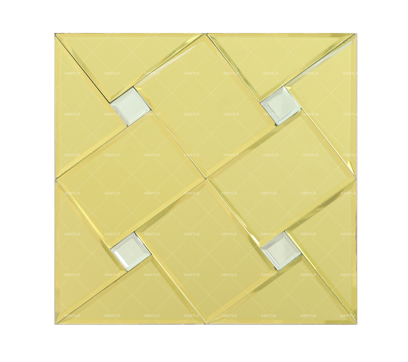Wholesale Gold Windmill Shape Mirror Glass Mosaic Tiles