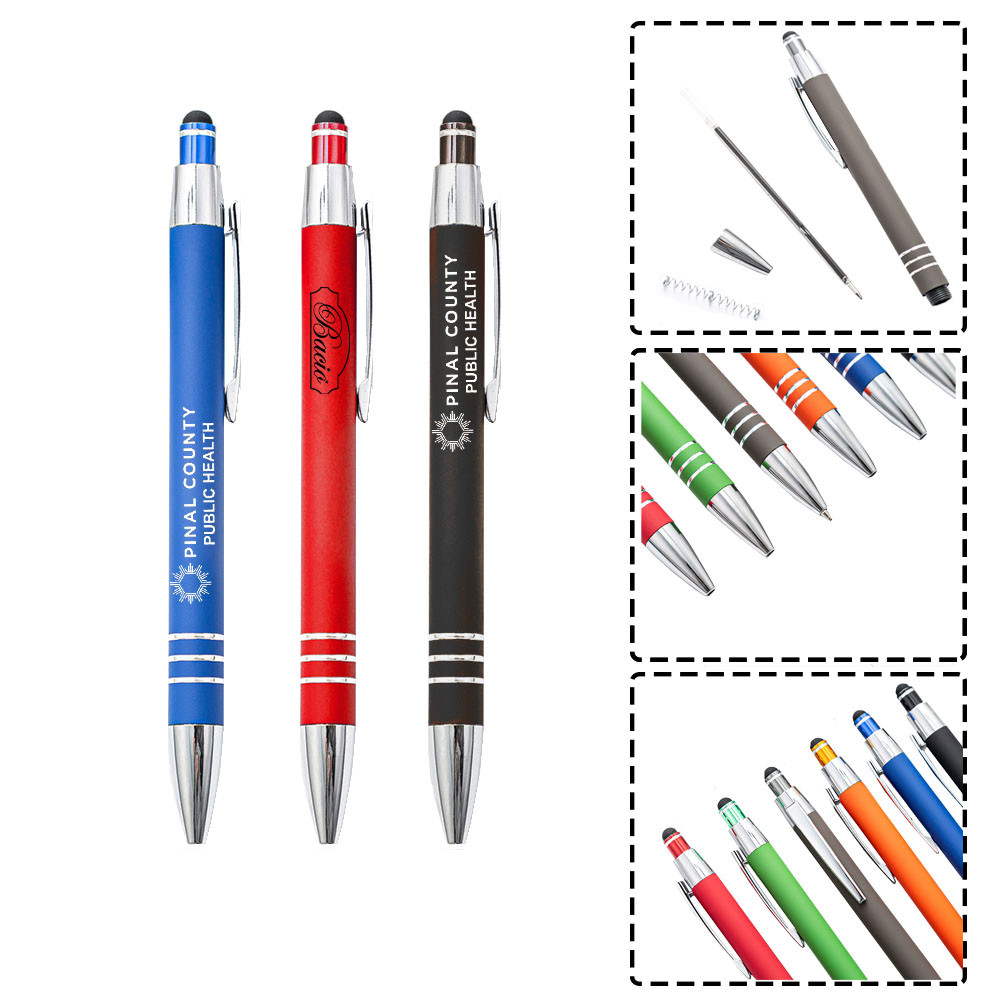 Custom Aluminum Ballpoint Stylus Pen,Stationery & Office