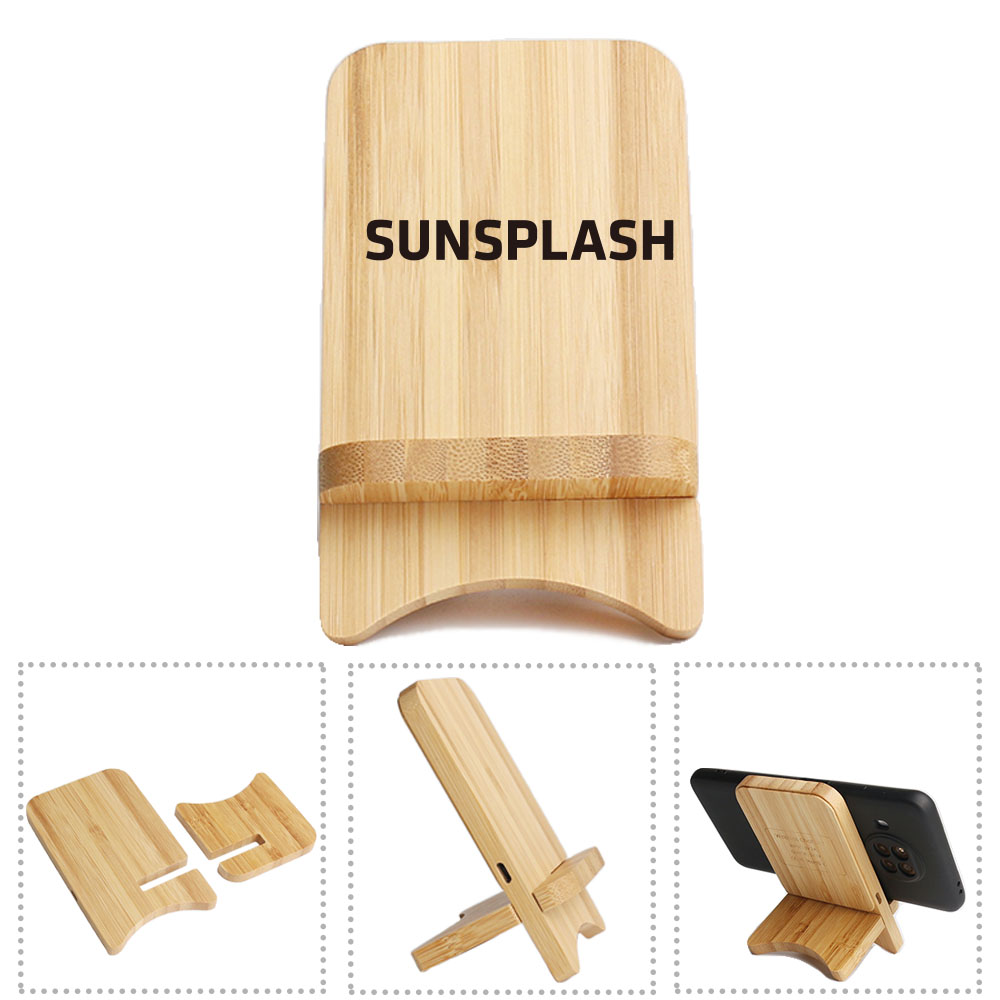 Eco-Friendly Dismount Phone Stand Bamboo Wireless Charging,Phone ...