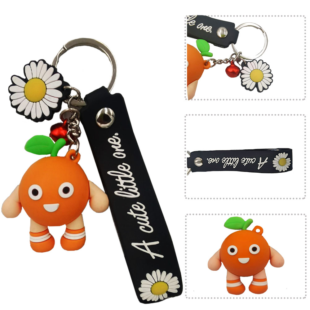 PVC Fruit Figures KeyChain Key Ring,Keychain