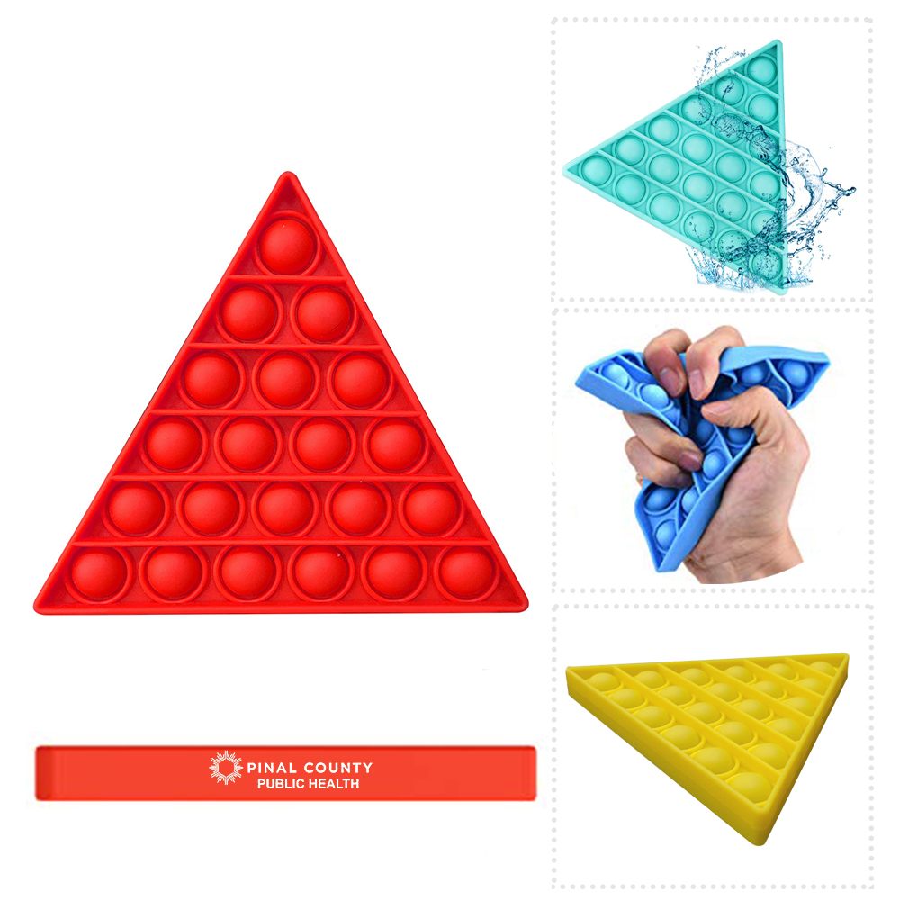 Triangle Shape Push Bubble Fidget Toy,Games & Toys & Stress Relievers