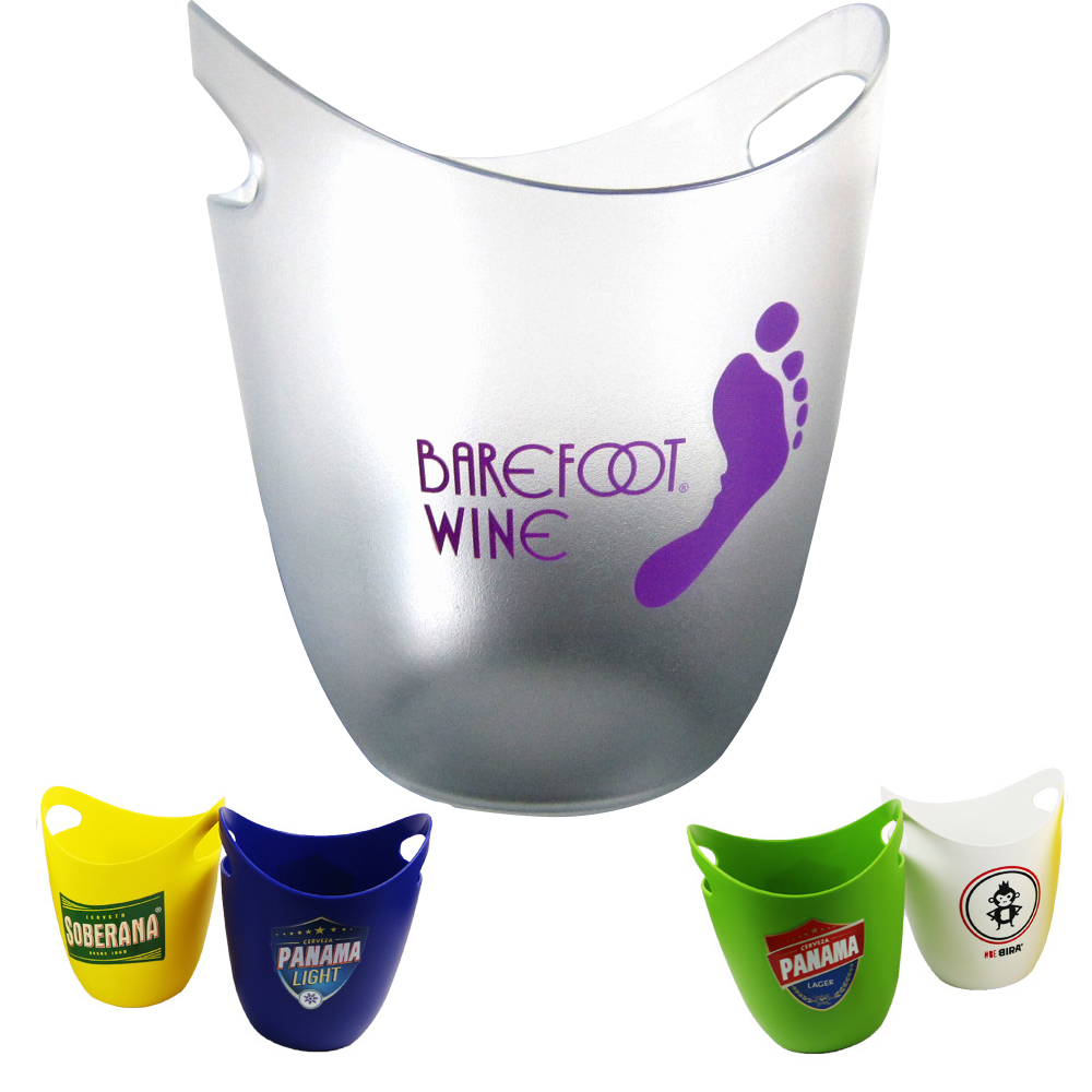 5L Double Tote Plastic Ice Bucket,Drinkware
