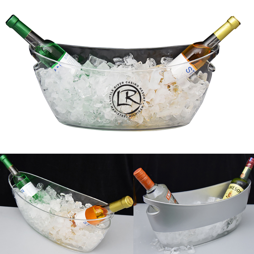 6L Boat Shape Plastic Ice Bucket,Drinkware