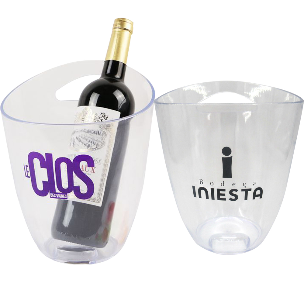 Custom Single Handle Plastic Ice Bucket/3.3L,Drinkware