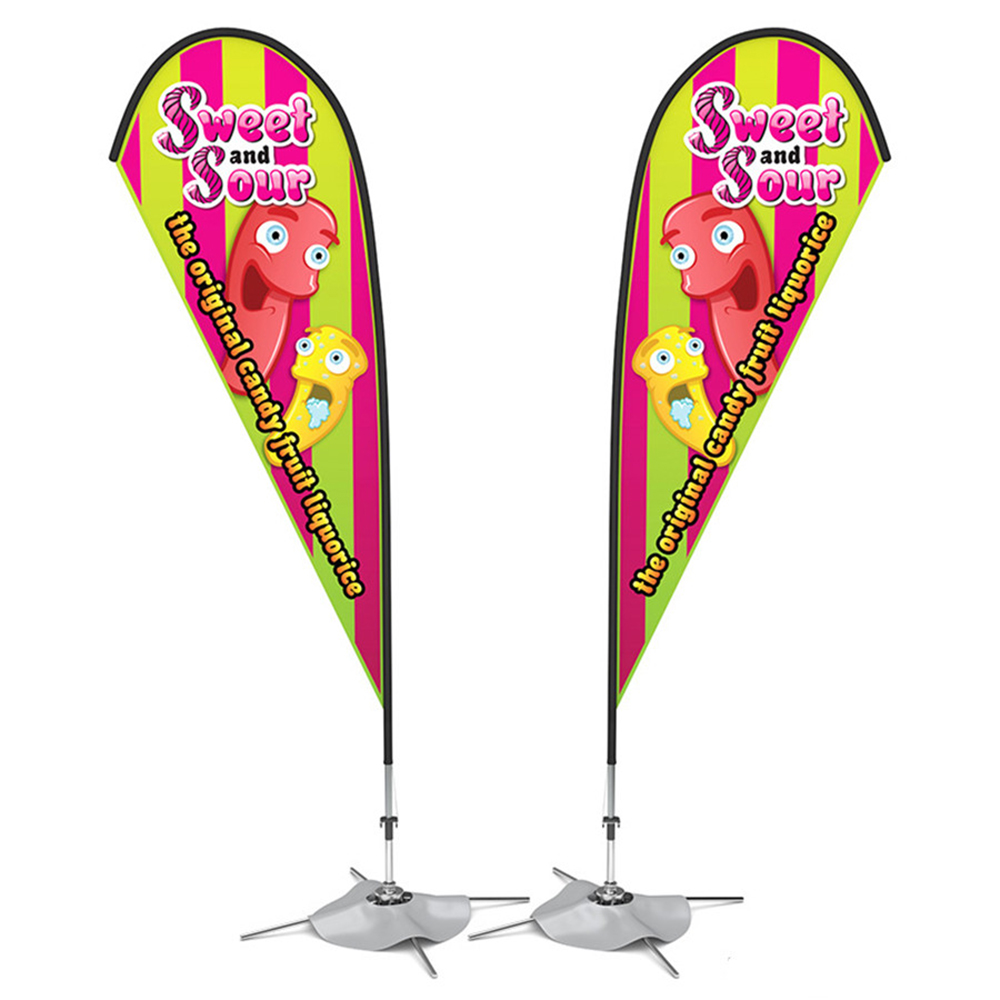 18' Promotion Teardrop Advertising Beach Flag,Flags