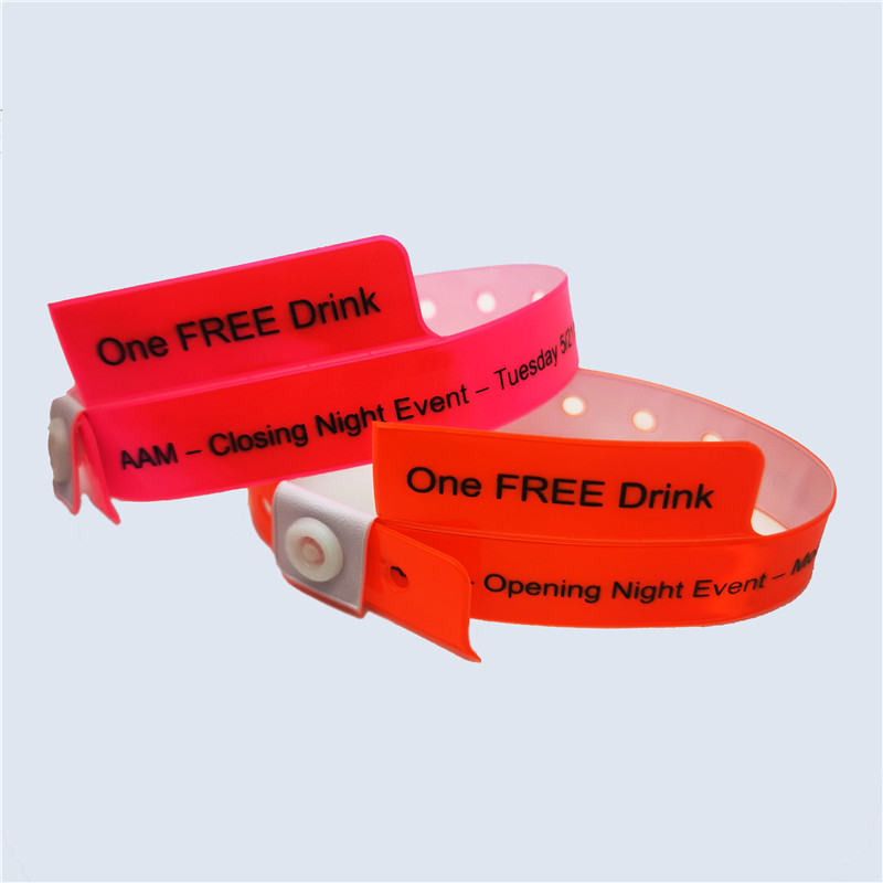 Reflective Vinyl Disposable PVC Wristband,Bracelets