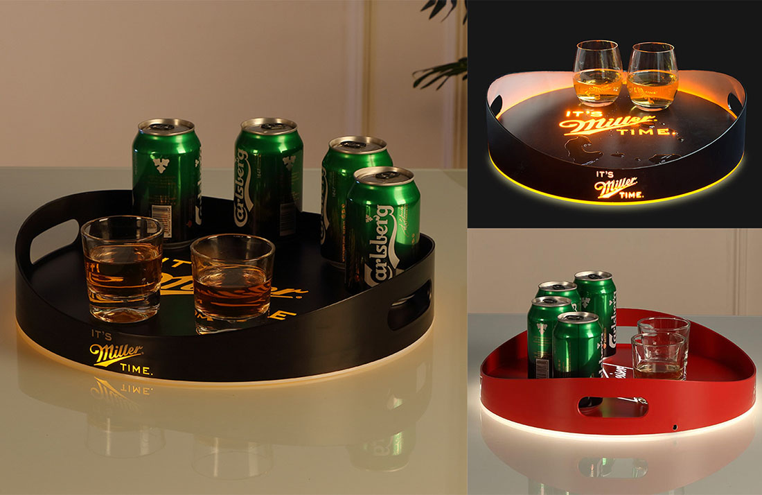 Custom LED Serving Tray,Party & Bar & Led light