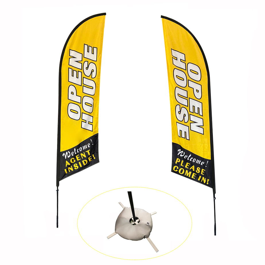 Advertising Beach Flag w/2-sides printing,Flags