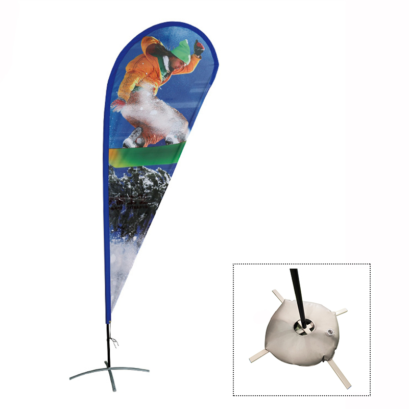 2-sides Digital Printing Advertising Beach Flag,Flags