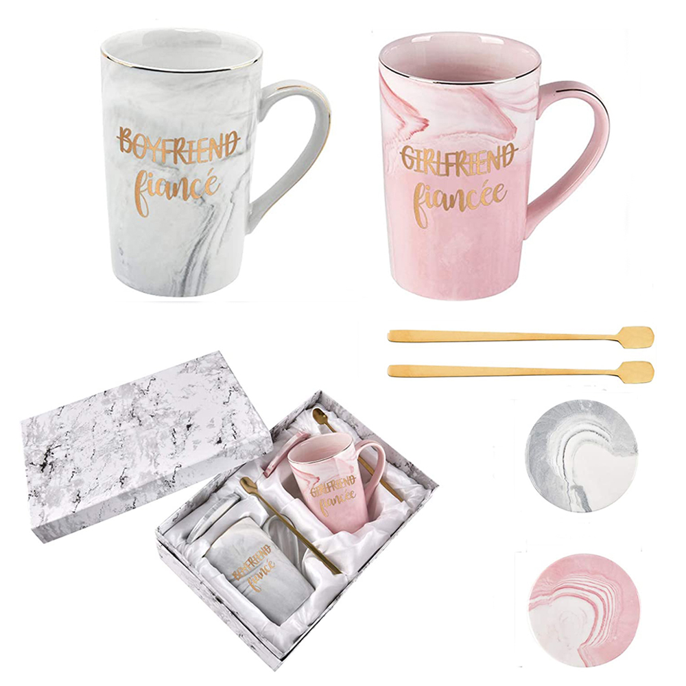 Ceramic Marble Coffee Mug Set,Drinkware