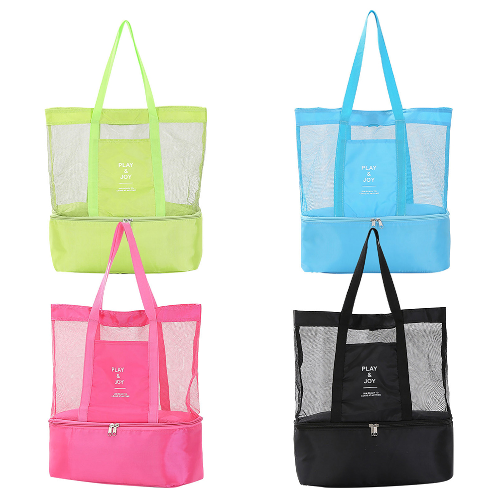 Beach Bag with Cooler Zipper Pool bag,Bags