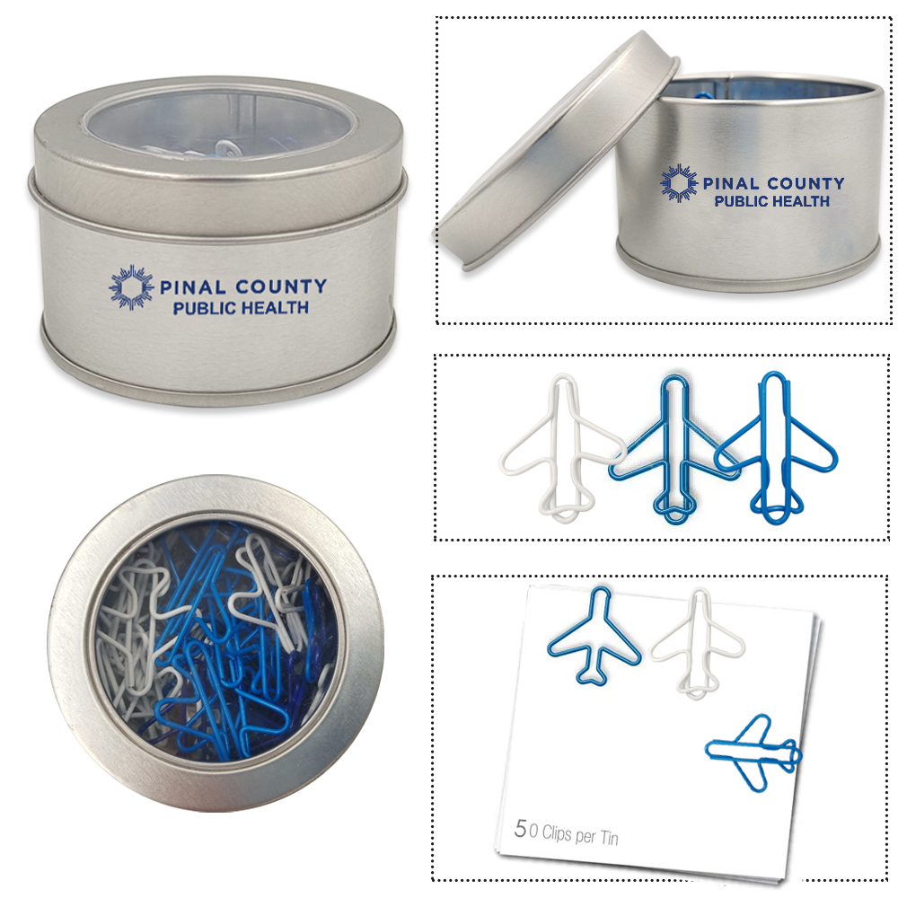 Airplane Paper Clips In Tin Box,Home & Kitchen & Tools & Pets & Auto