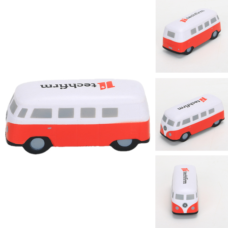 PU Foam Bus Shaped Squeeze Ball,Games & Toys & Stress Relievers