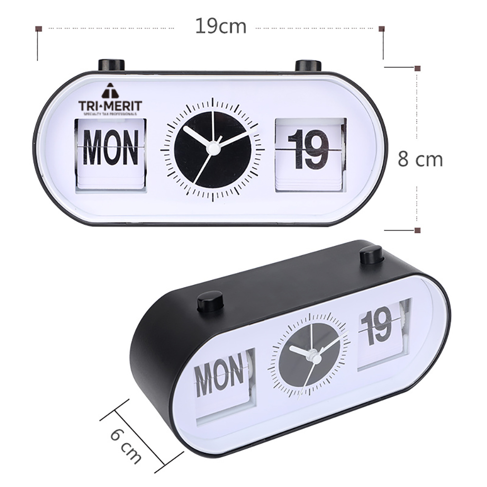 Manual Page Turning Table Clock,Stationery & Office