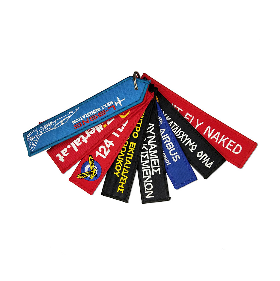 Custom Embroided Key Tag,Keychain