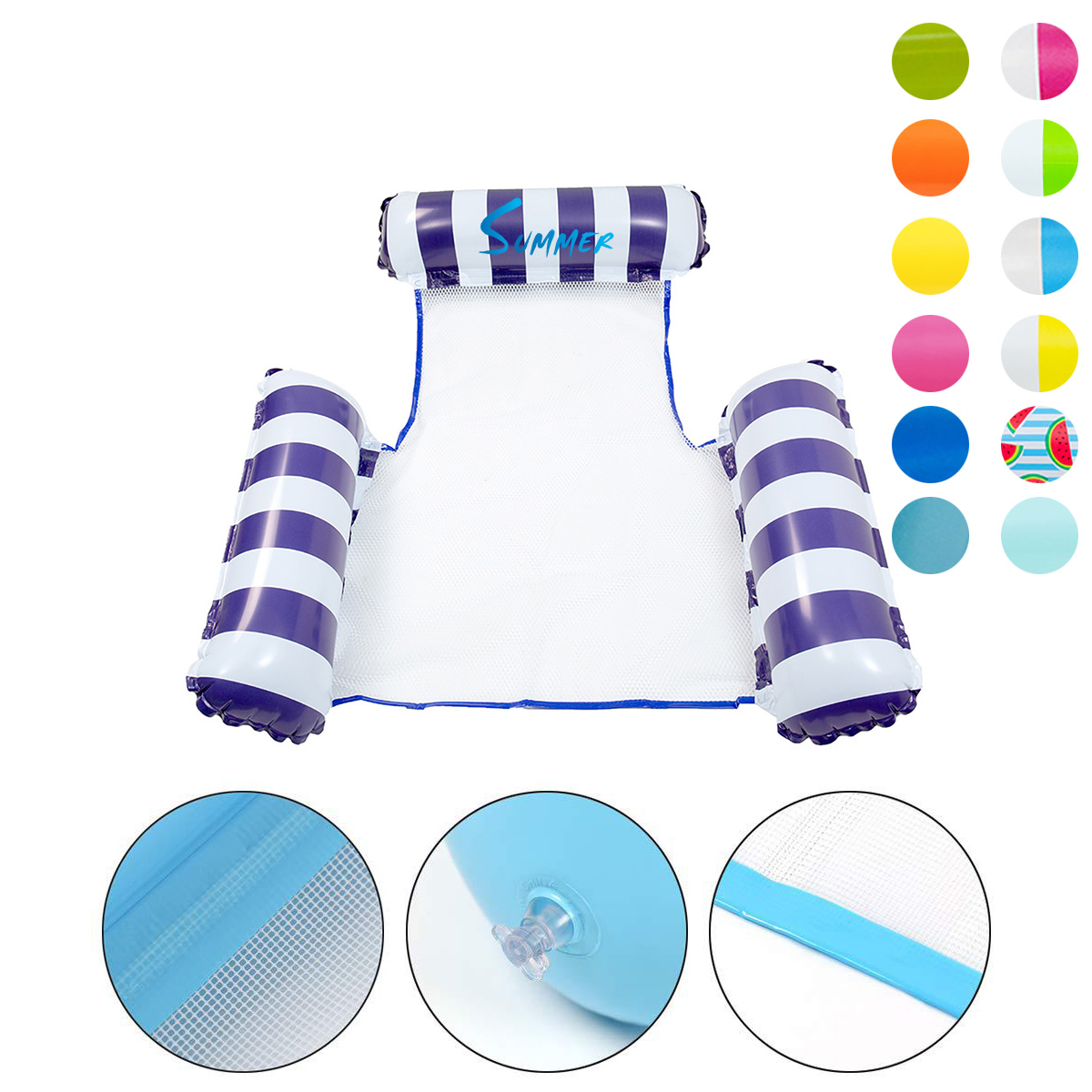 PVC Inflatable Float Hammock,Sports & Outdoors