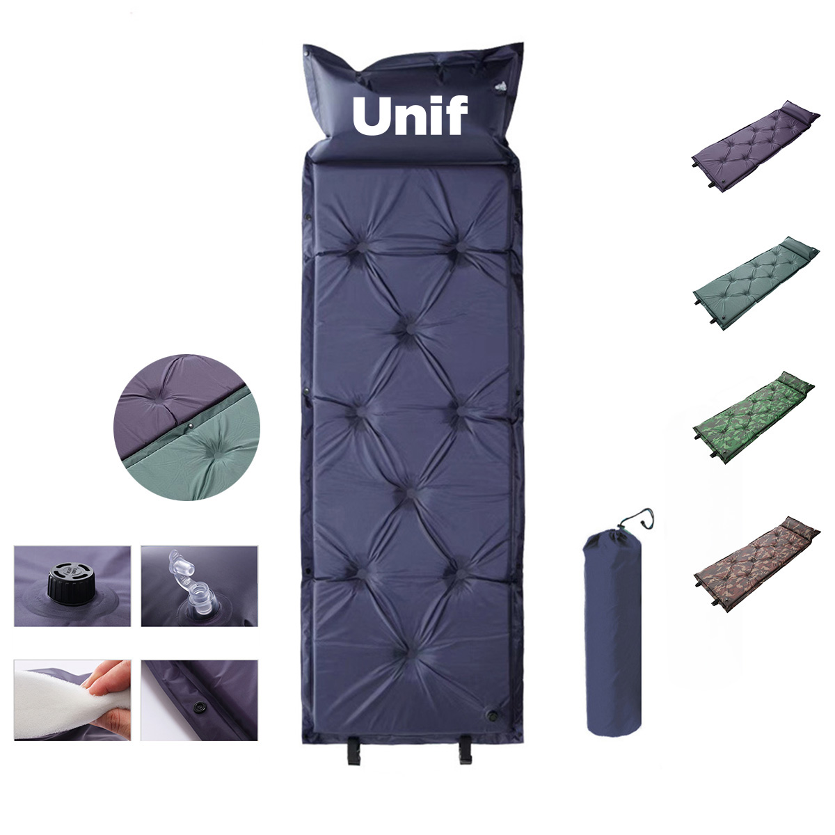 Inflatable Sleeping Mattress with Pillow,Sports & Outdoors
