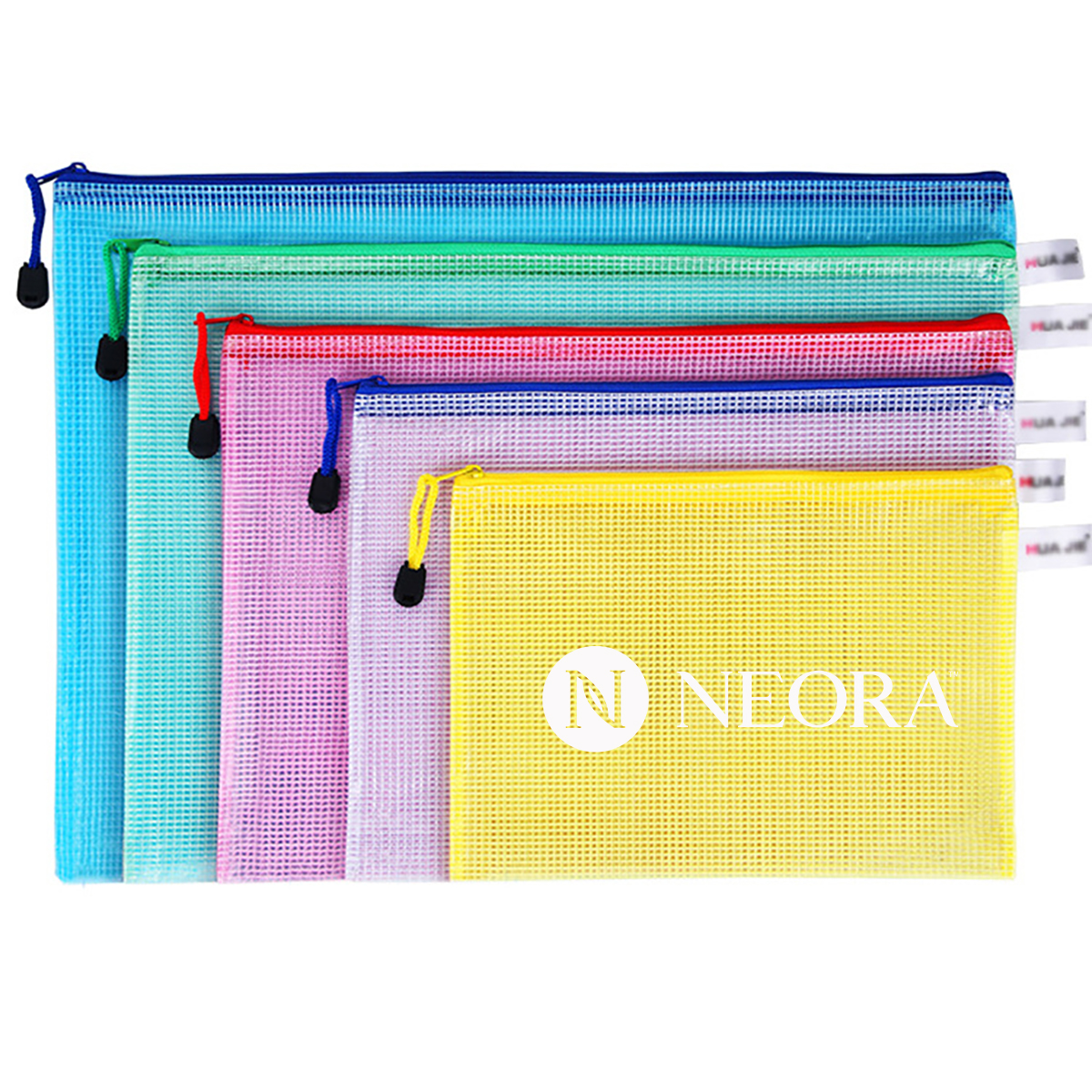 Plastic Mesh Zip File Folders,Stationery & Office