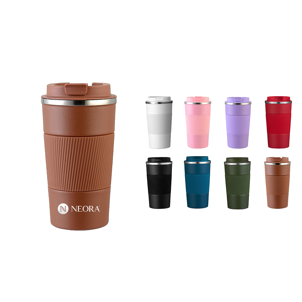 12 Oz. Insulated Coffee Cup with Leakproof Lid,Drinkware