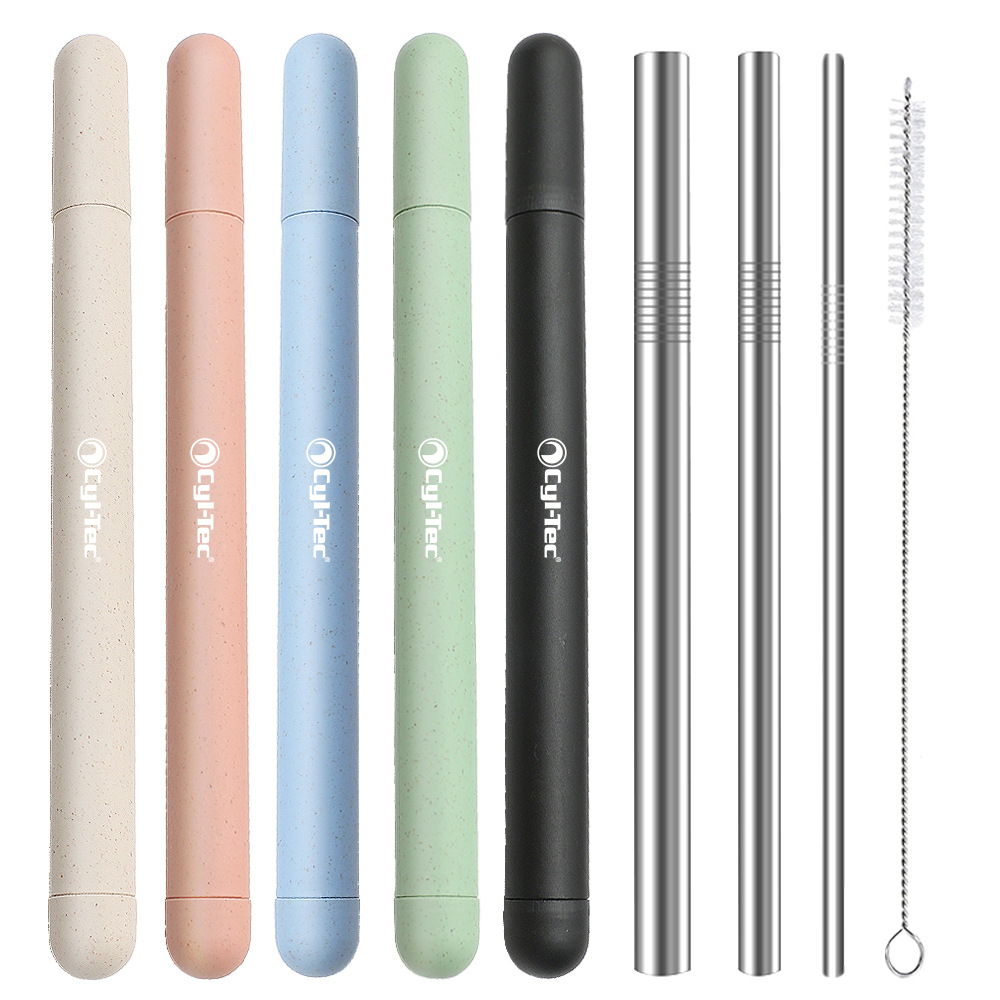 Stainless Steel Straw w/Case,Home & Kitchen & Tools & Pets & Auto