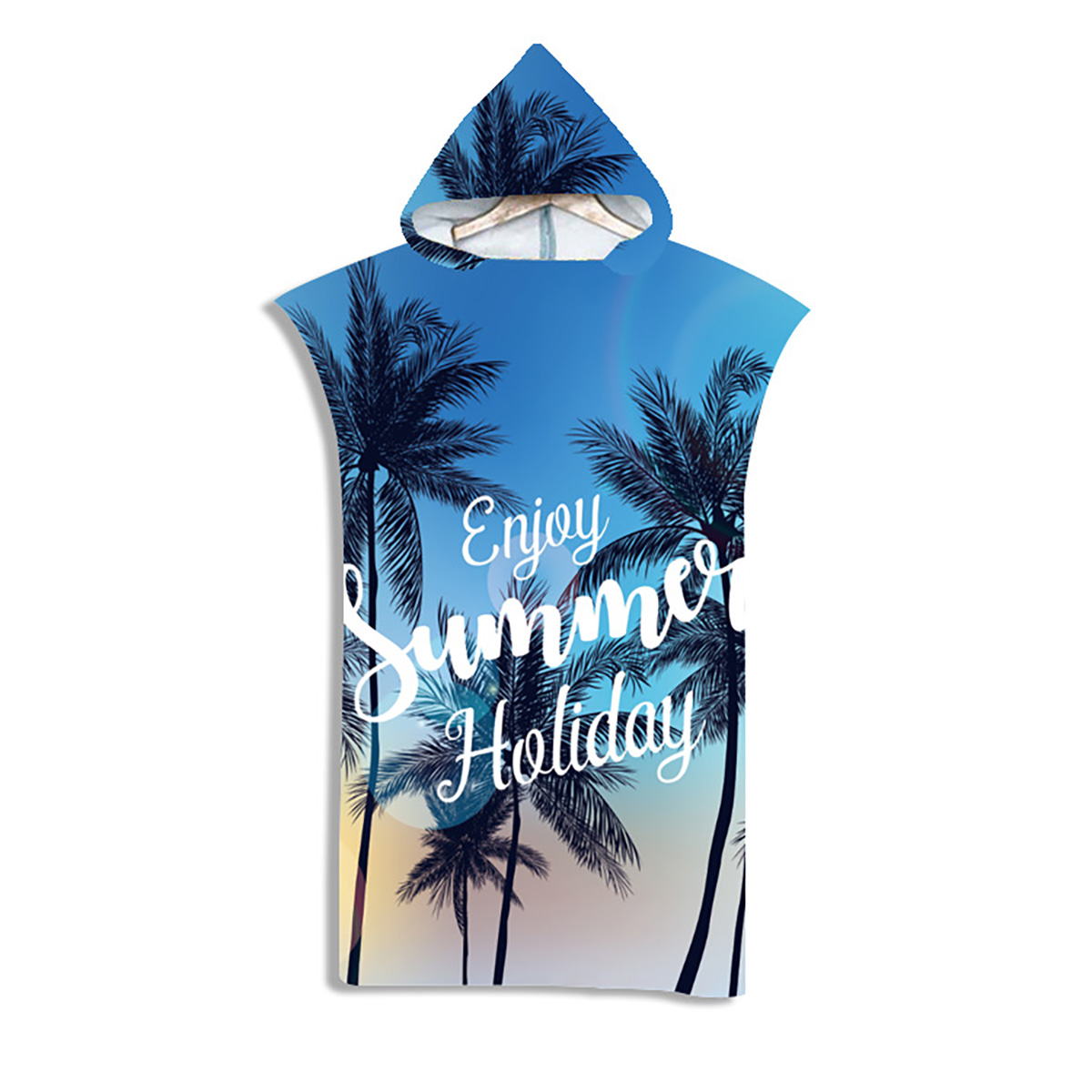 Microfiber Hooded Beach Poncho,Apparel