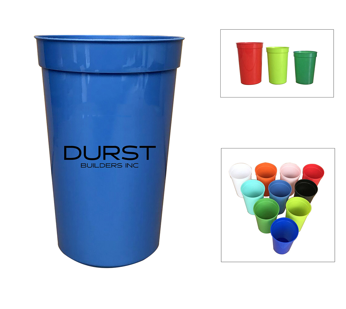 20 oz Custom Reusable Plastic Stadium Cup,Drinkware