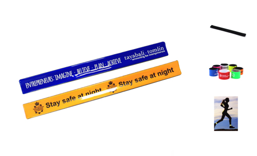 Custom Reflective Slap Bracelet,Bracelets