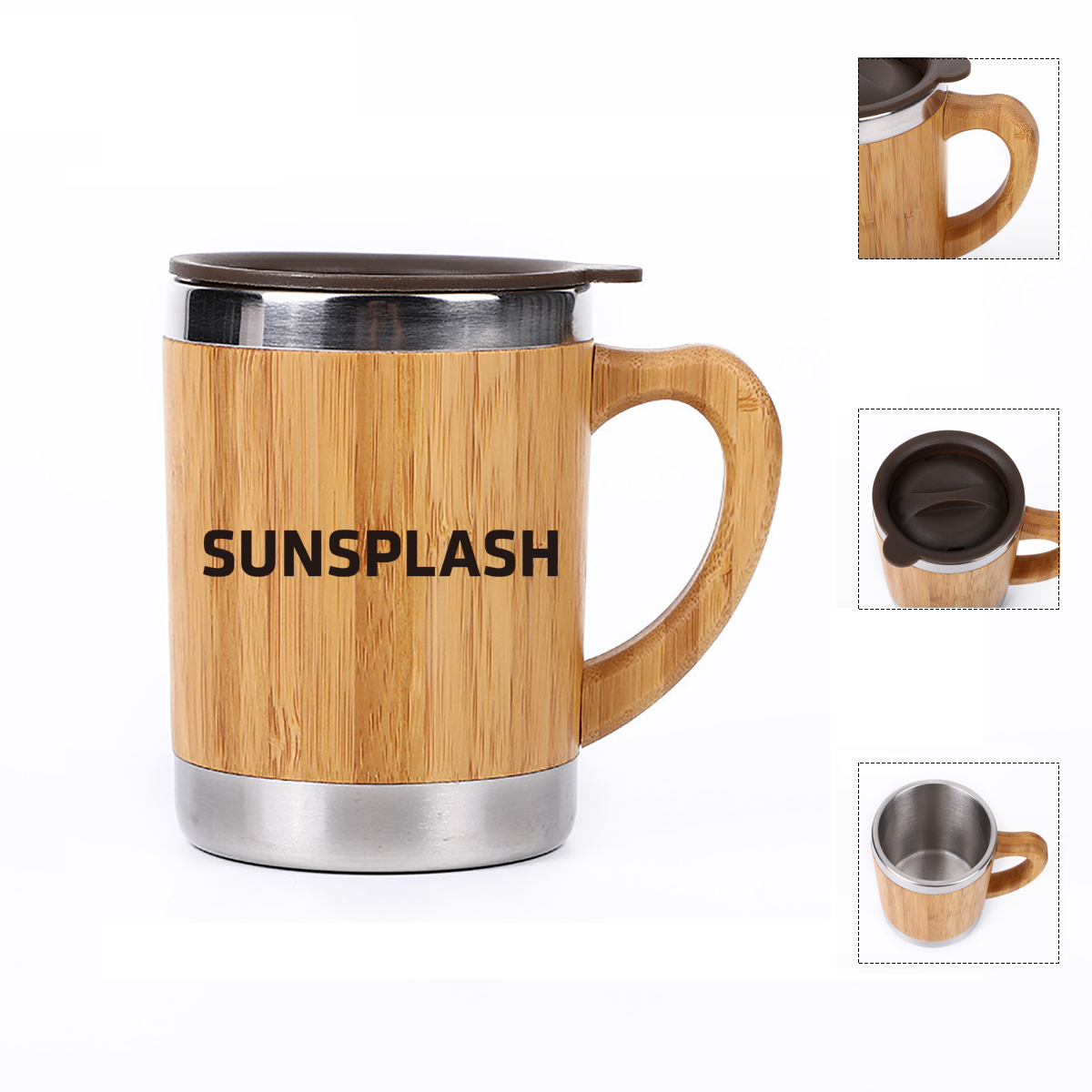 Bamboo Mug with Handle,Drinkware
