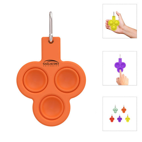 Mini Pop-It Fidget Keychain,Games & Toys & Stress Relievers