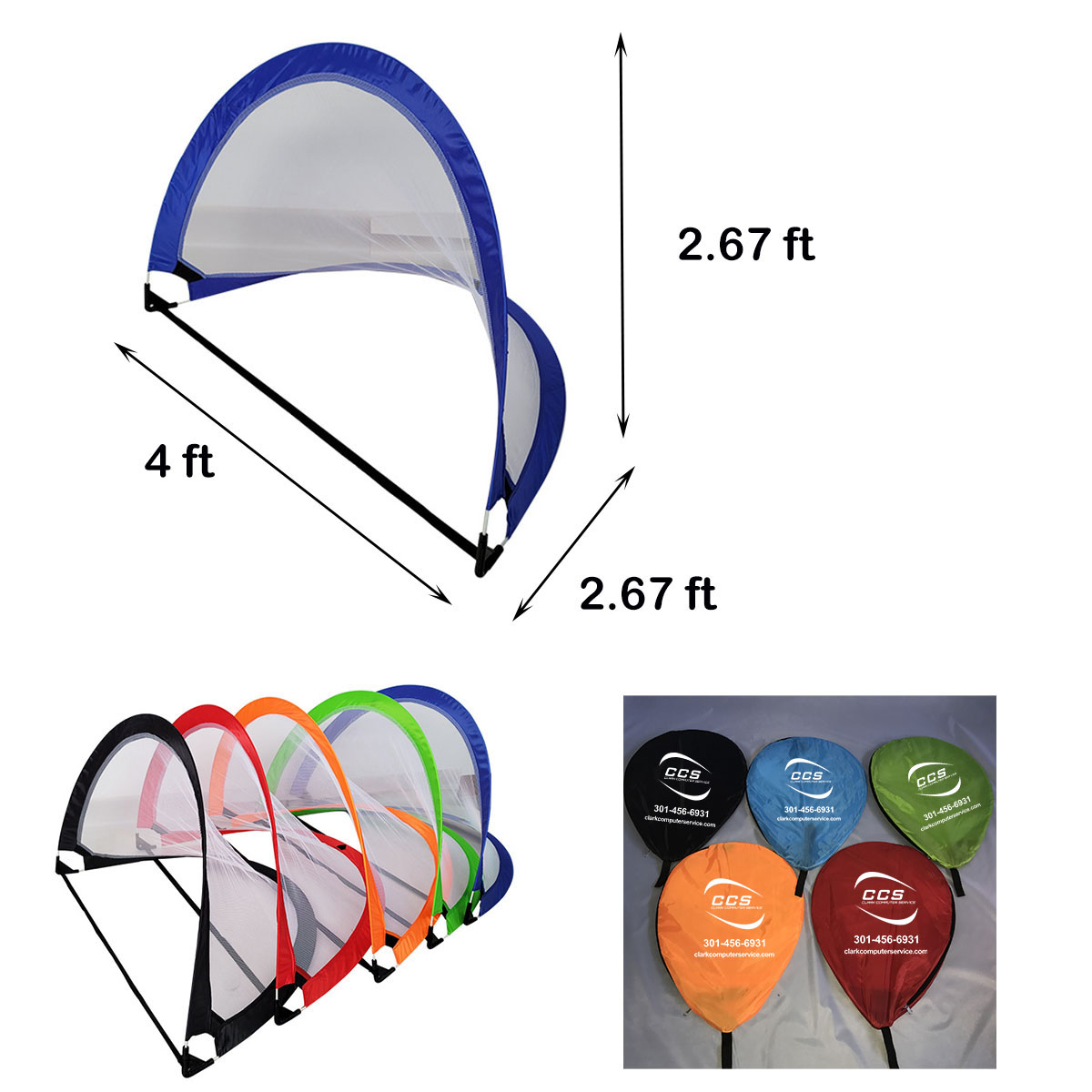Portable Pop Up Soccer Net,Sports & Outdoors