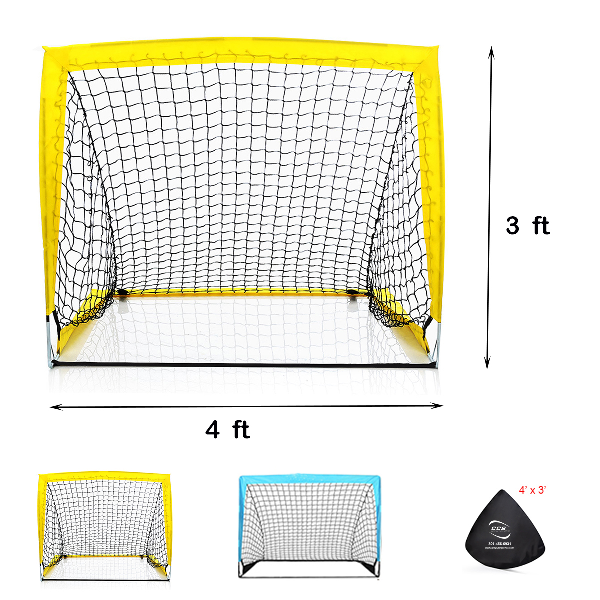 4FT Portable Pop Up Soccer Goal,Sports & Outdoors