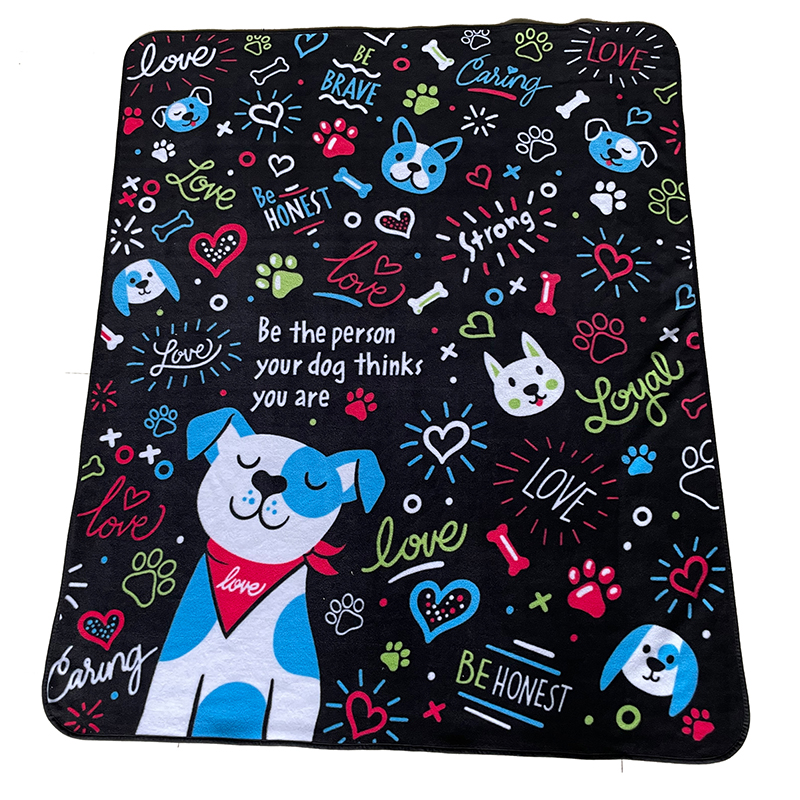 Flat Screen Printing Polar Fleece,Blankets