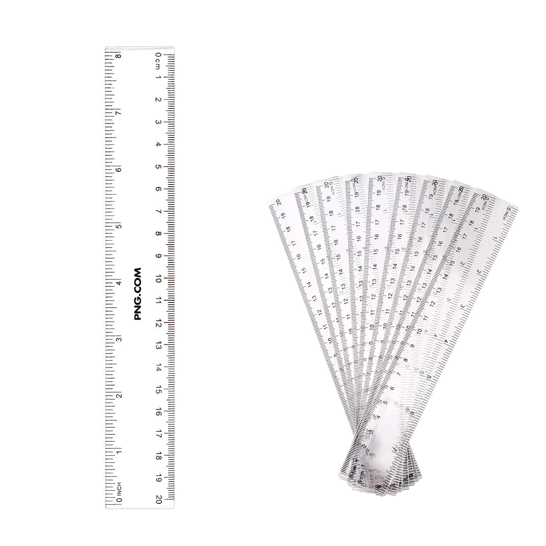 8 Inch Plastic School Ruler,Stationery & Office