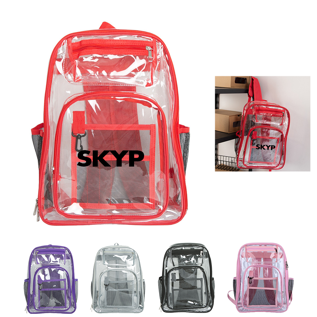 PVC Clear Backpack,Bags