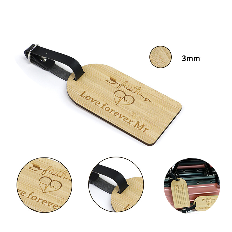 Wooden Travel Tag Luggage Tag Logo,Travel