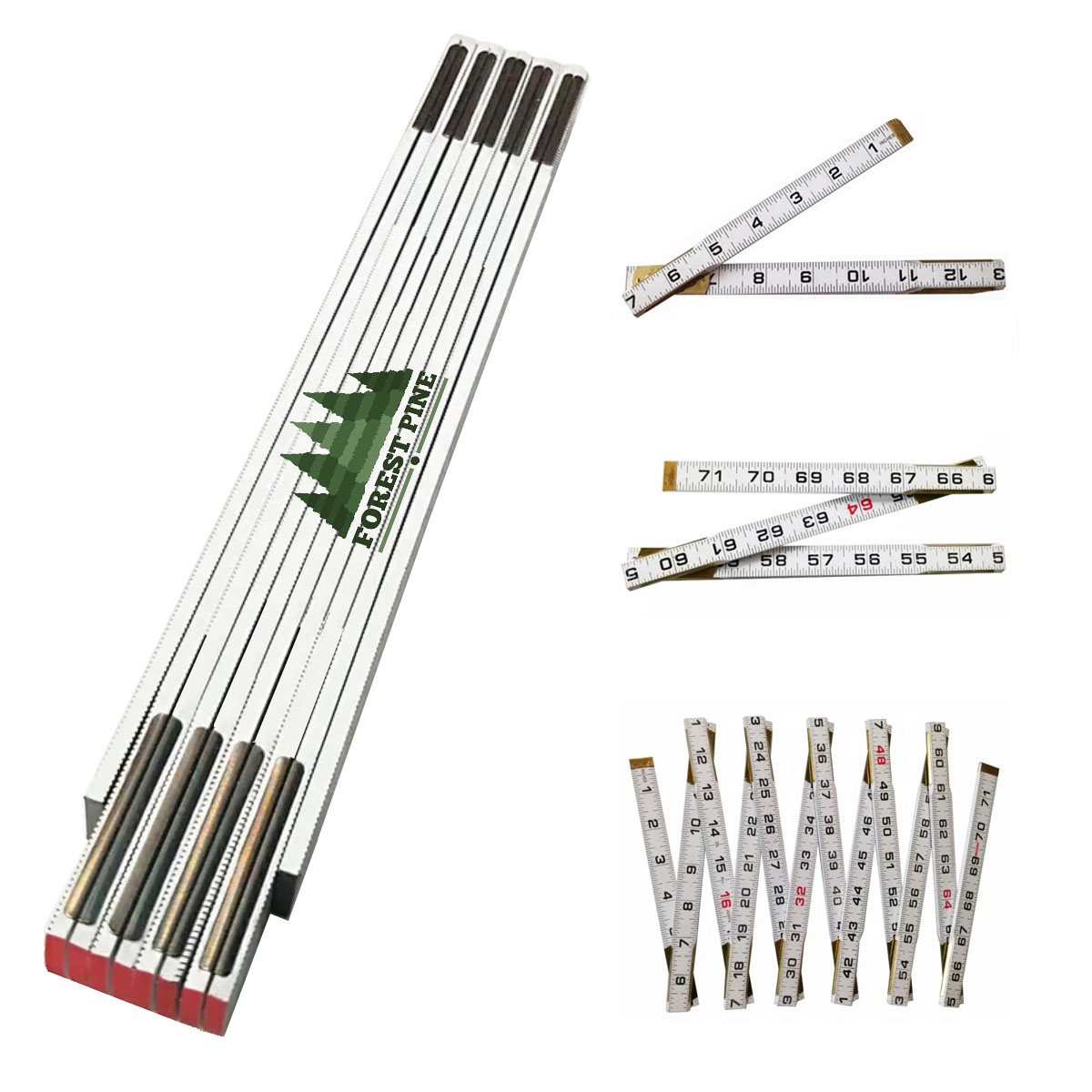 Carpenter Wood Folding Ruler,Stationery & Office