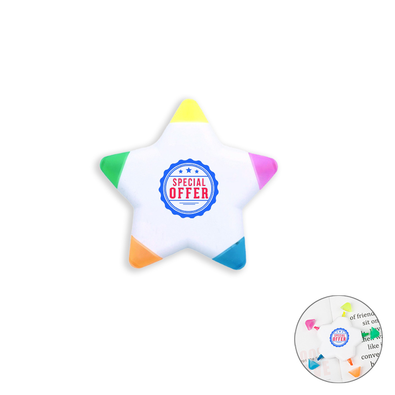 Full Color Star Shaped Highlighter,Stationery & Office