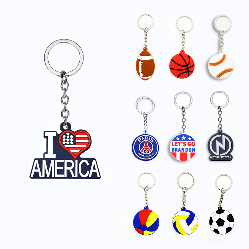 Custom Shape and Print PVC Keychains,Keychain