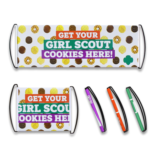 Hand Held Retractable Scrolling Banner,Flags