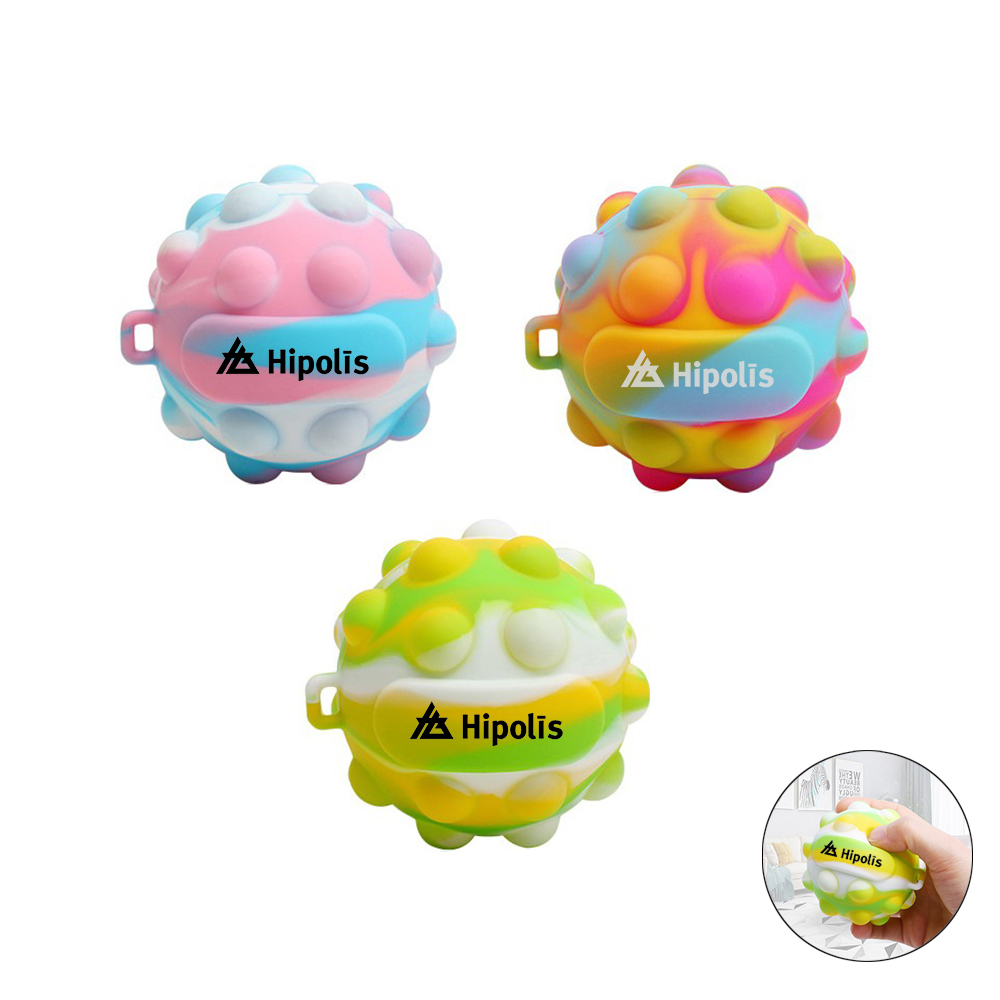 Rainbow Silicone Popper Stress Ball Toys,Games & Toys & Stress Relievers