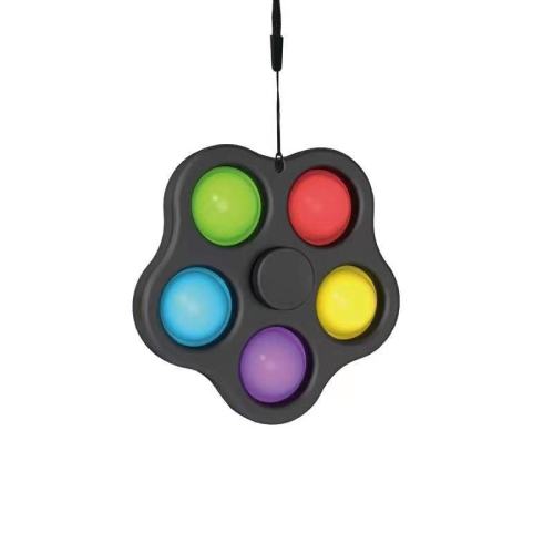 Five Bubble Flower Fidget Push Pop Spinner,Games & Toys & Stress Relievers