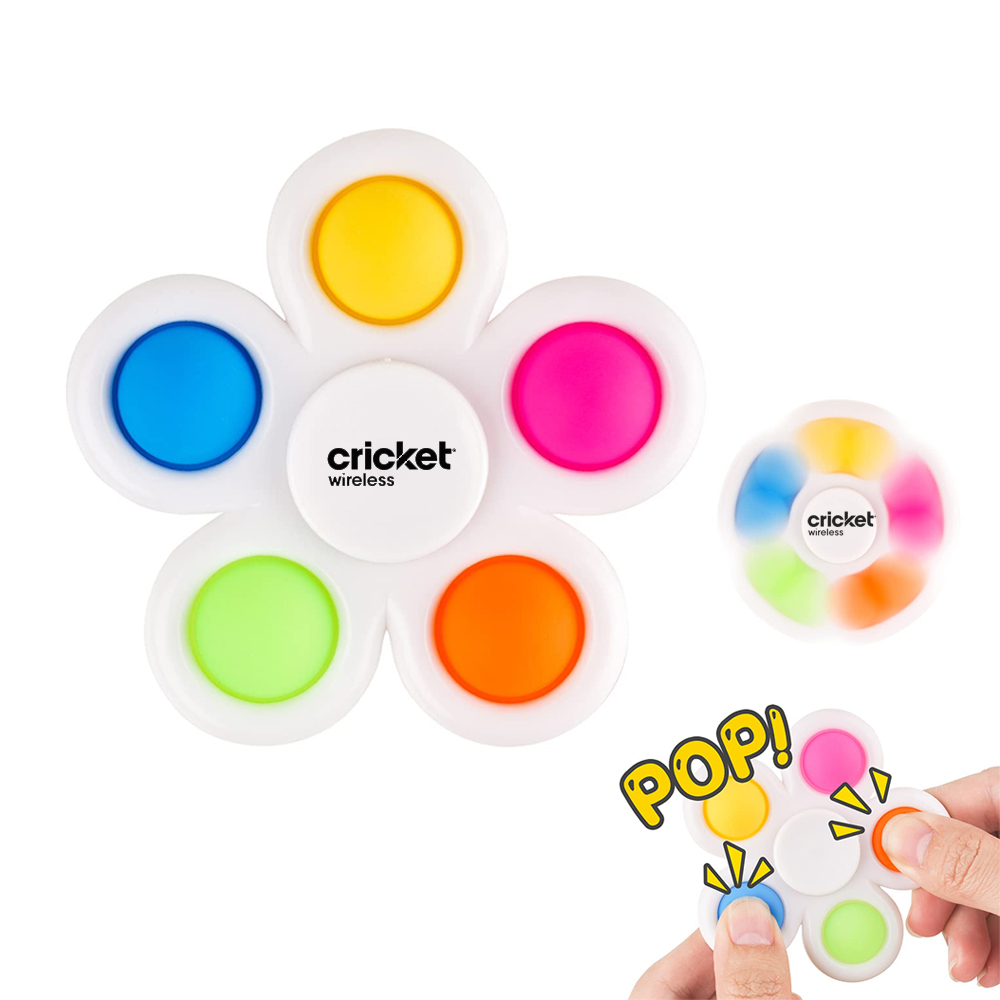 5 Fingers Push Bubble Fidget Spinner,Games & Toys & Stress Relievers