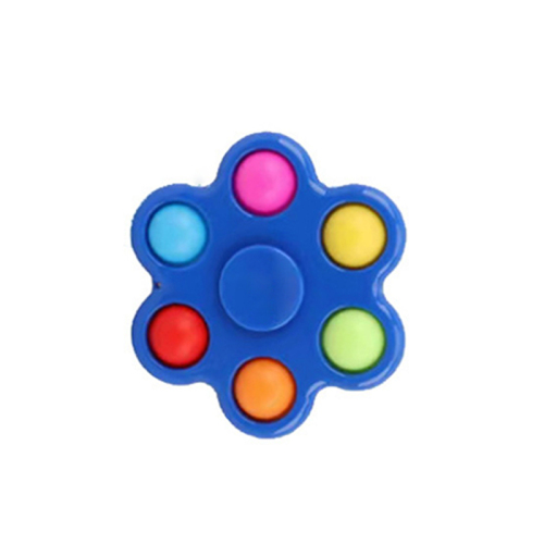 Six Bubble Flower Fidget Push Pop Spinner,Games & Toys & Stress Relievers