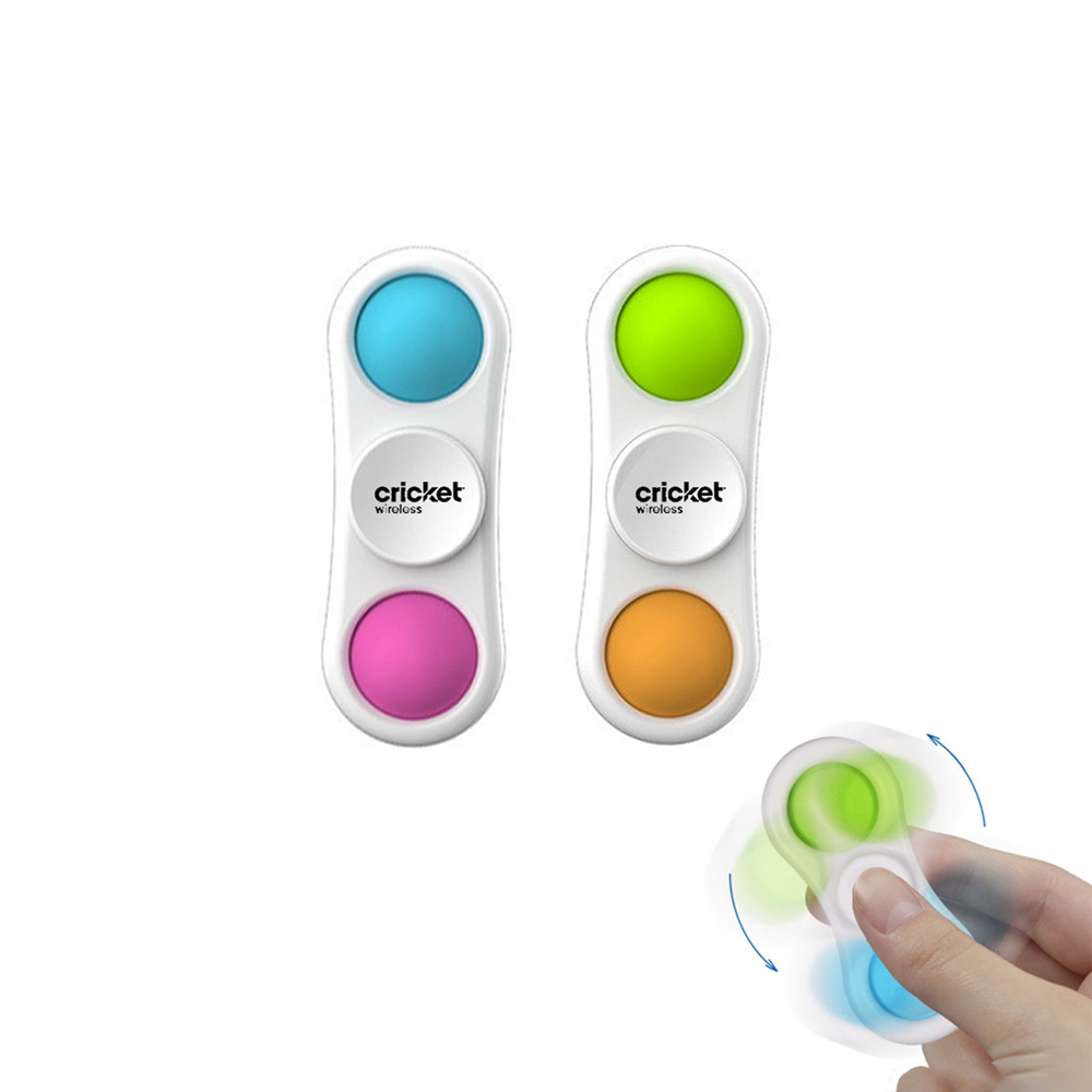 Two Fingers Bubble Fidget Spinner Toys,Games & Toys & Stress Relievers