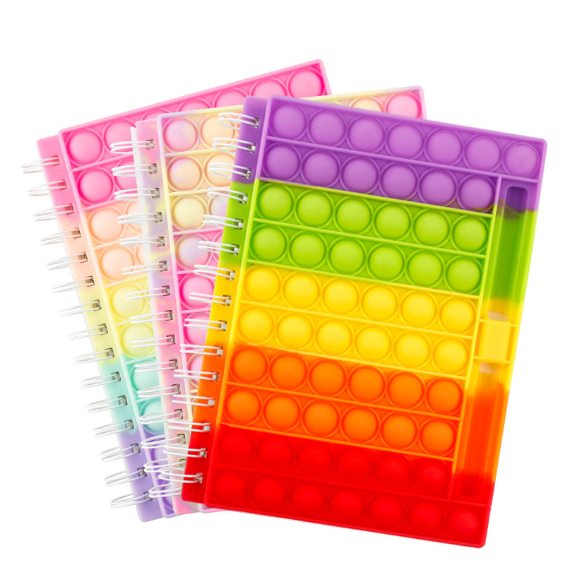 Bubble Push Pop Fidget Silicon Toy Book,Stationery & Office