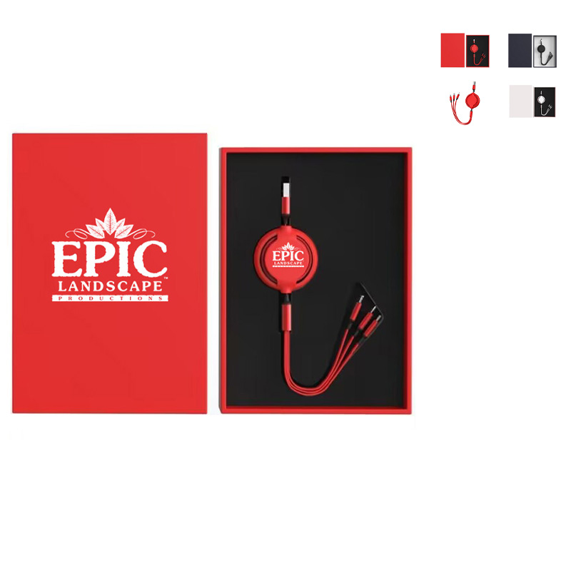 Multi Device Charging Cord Kit Gift Box,Stationery & Office