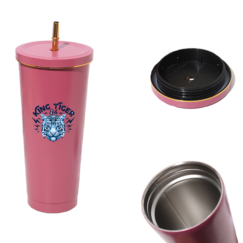 25 Oz. Stainless Steel Straw Cup,Drinkware